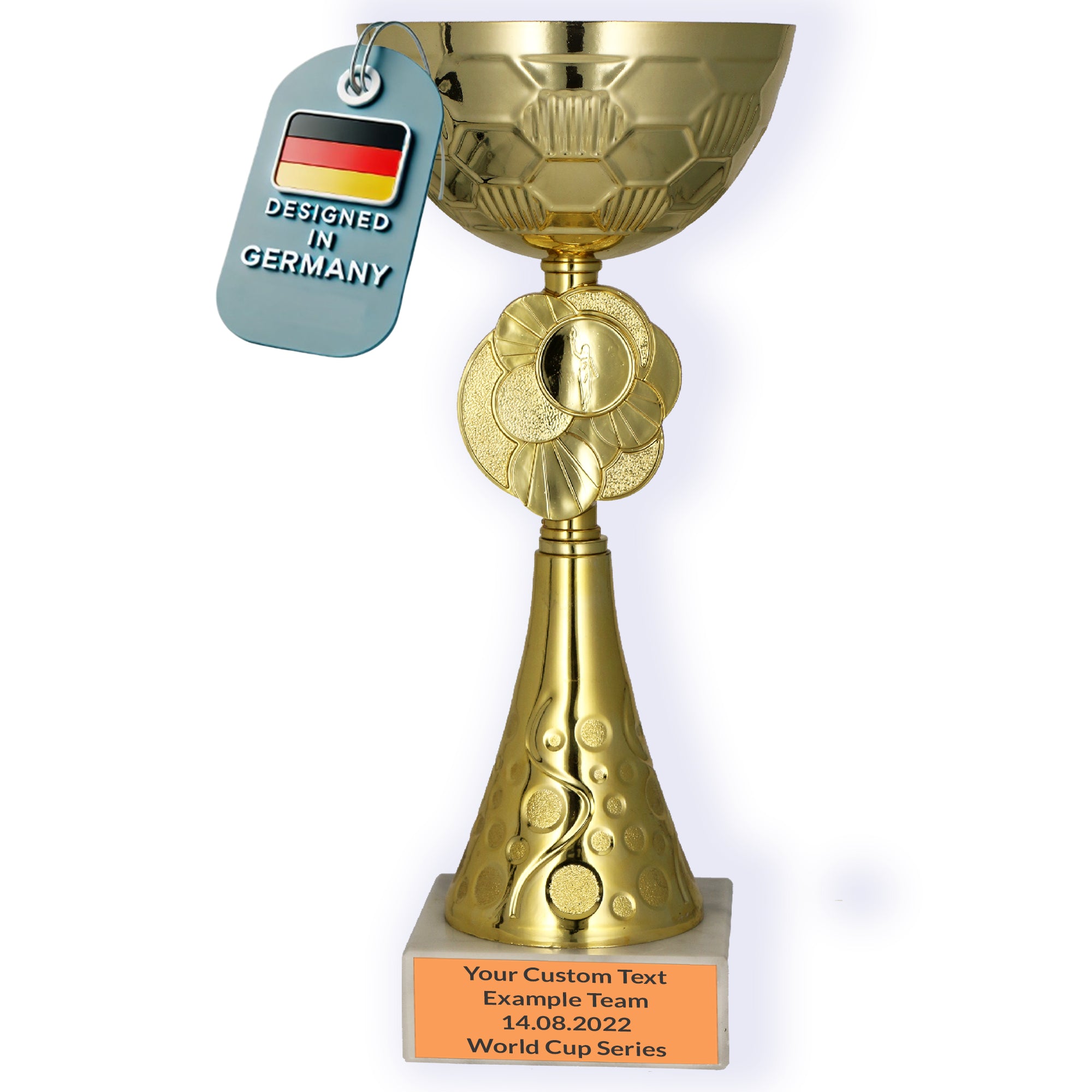 Larius Pokal M2 - (20 cm, 245g) – Personalisierbare Trophäe aus Metall ...