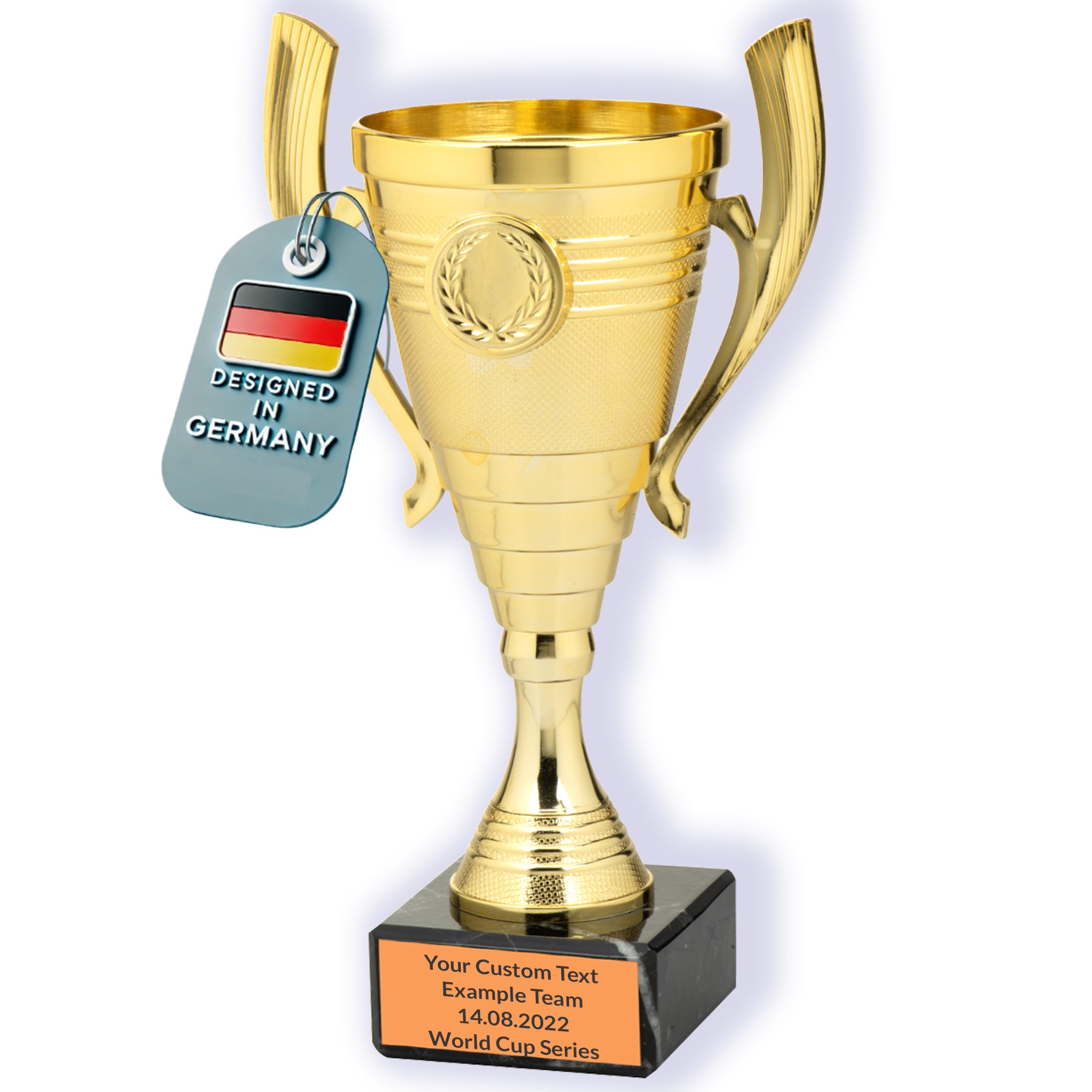 Larius Pokal B3 - (22cm, 415g) – universelle Trophäe mit Marmorsockel ...